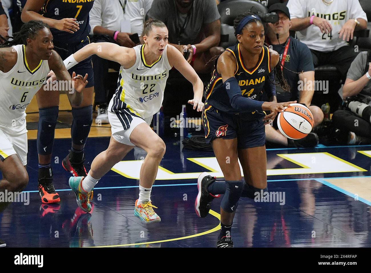 Arlington, United States. 03rd May, 2024. Temi Fagbenle #14 of Indiana ...