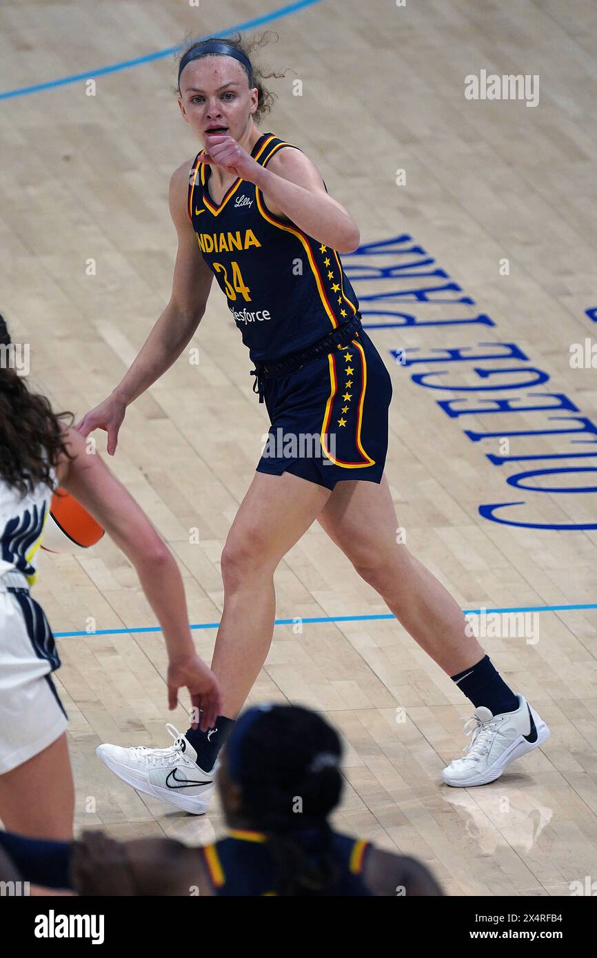 Arlington, United States. 03rd May, 2024. Grace Berger #34 of Indiana ...