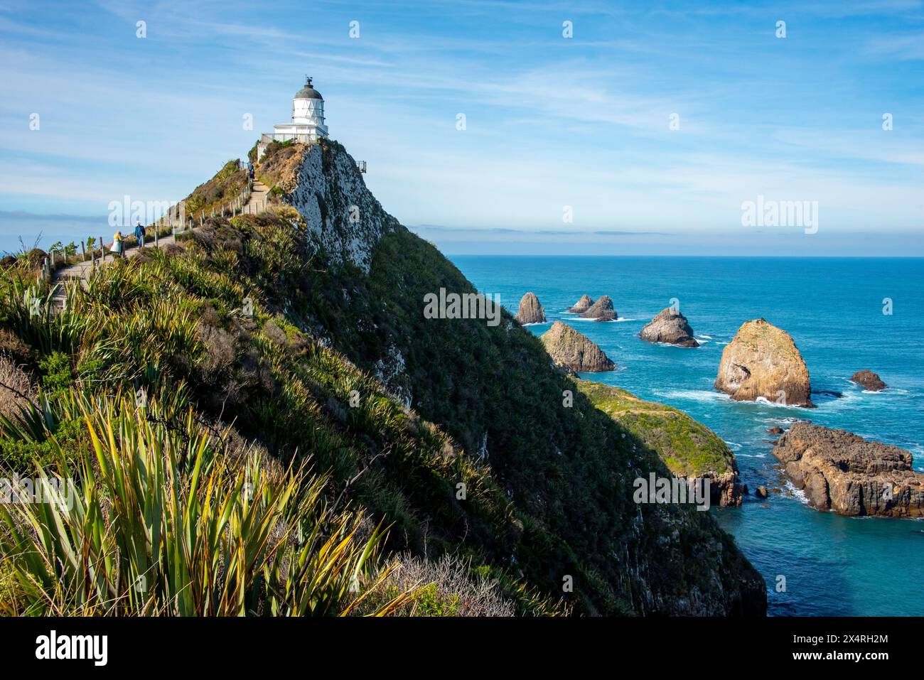 Nugget Point Lighthouse - New Zealand Stock Photo - Alamy