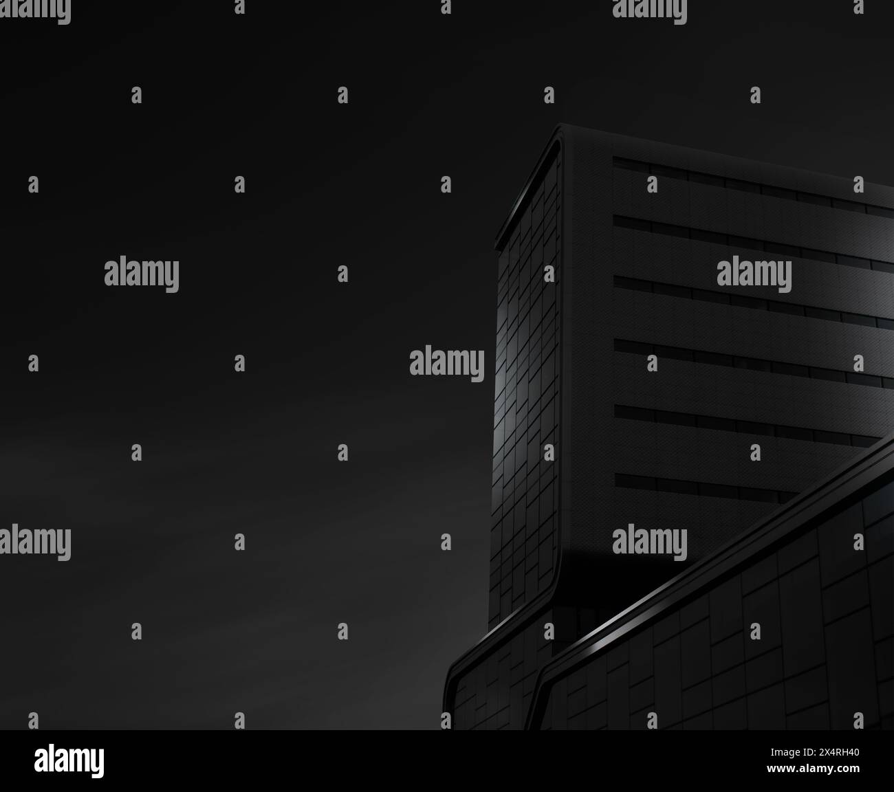 Reworked modern architecture photo featuring spacious empty area for ...