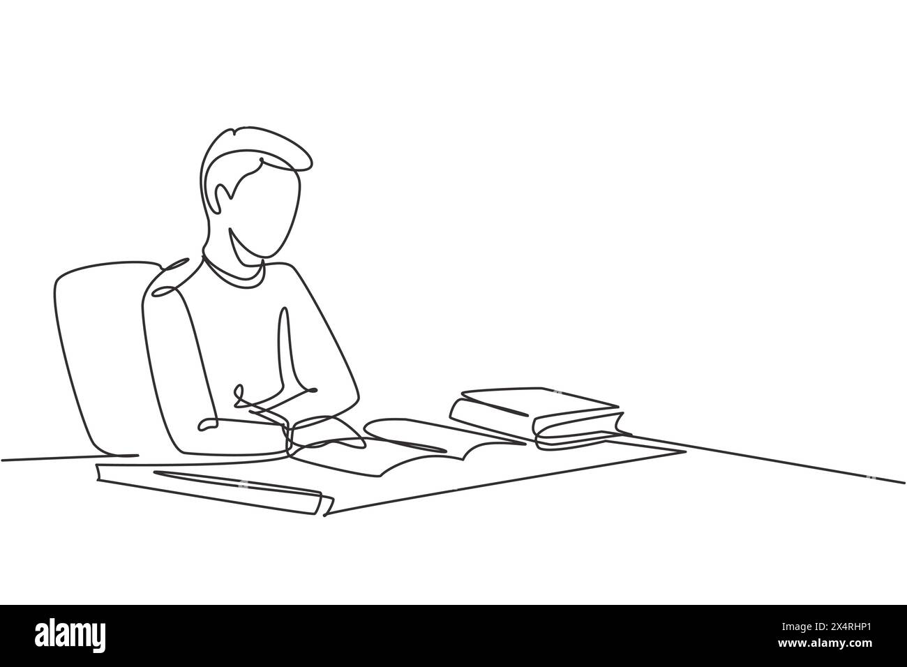 Mature student study adult education Stock Vector Images - Alamy