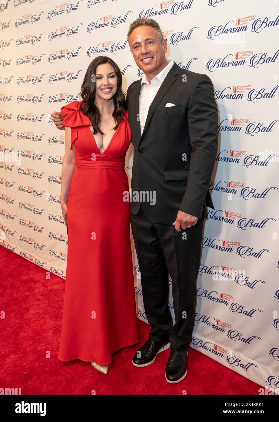 New York, New York, USA. 3rd May, 2024. Diana Falzone and Chris Cuomo ...