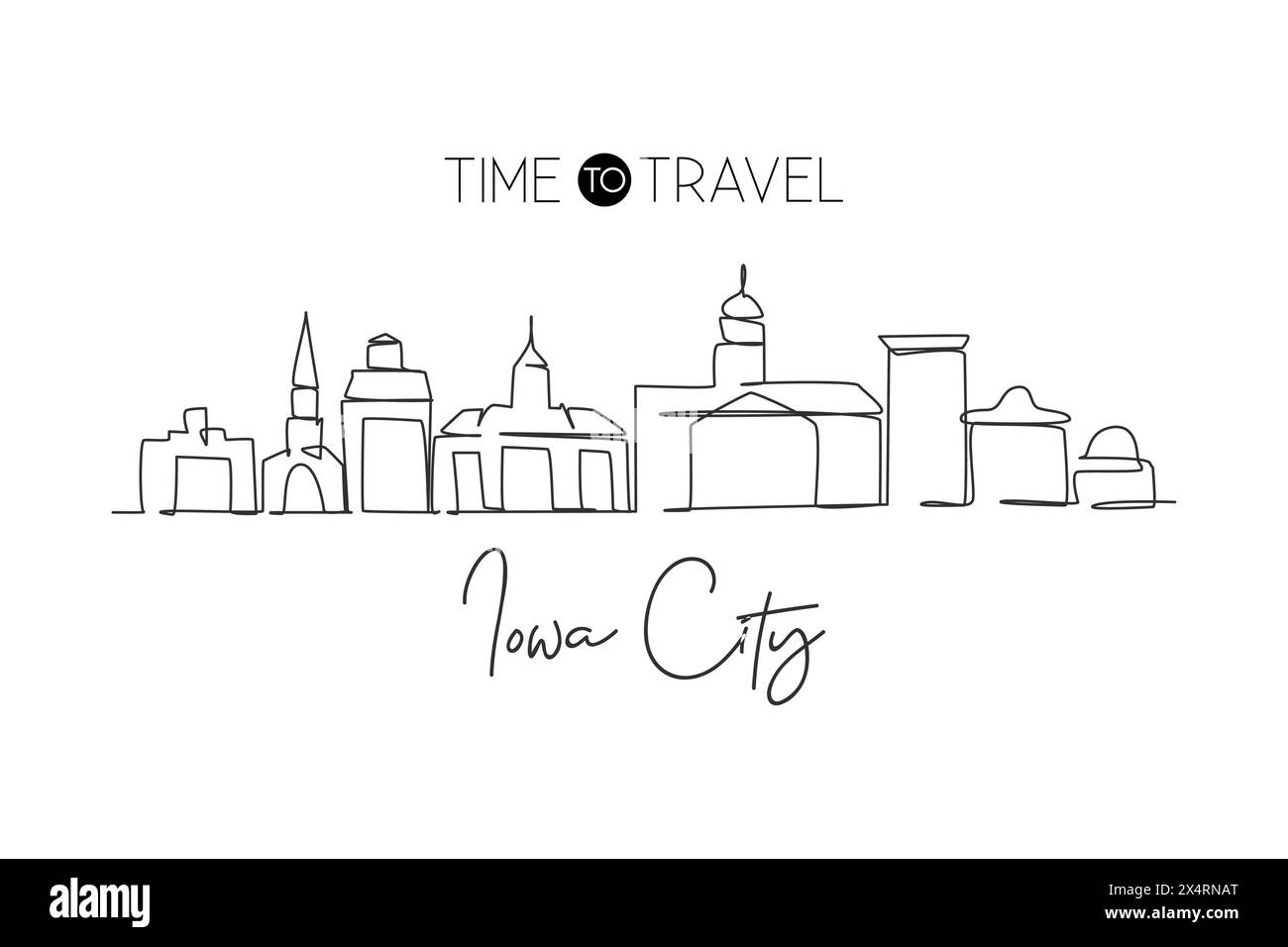 Iowa landscape Stock Vector Images - Alamy