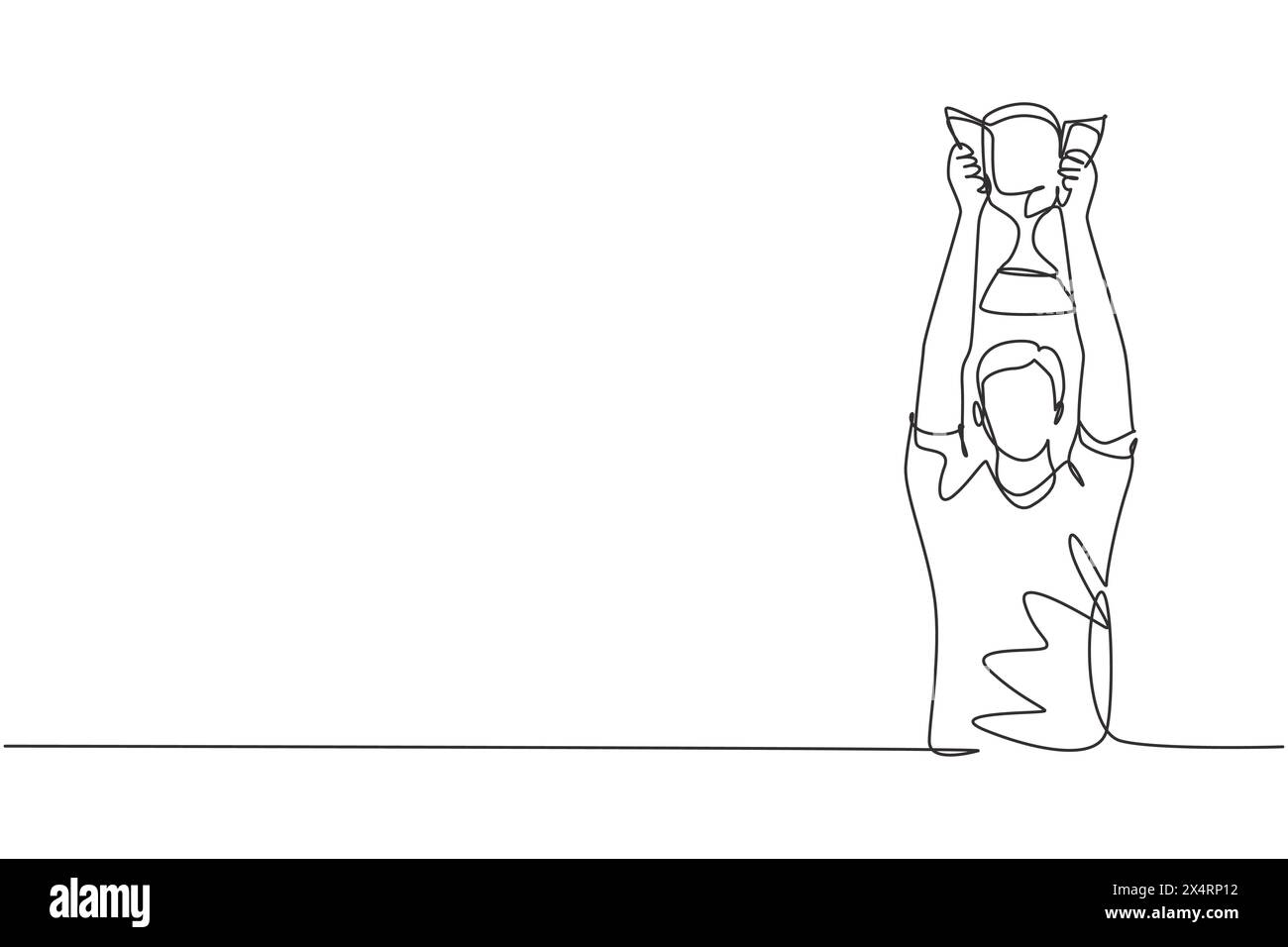 Single continuous line drawing male athlete wearing sports jersey ...