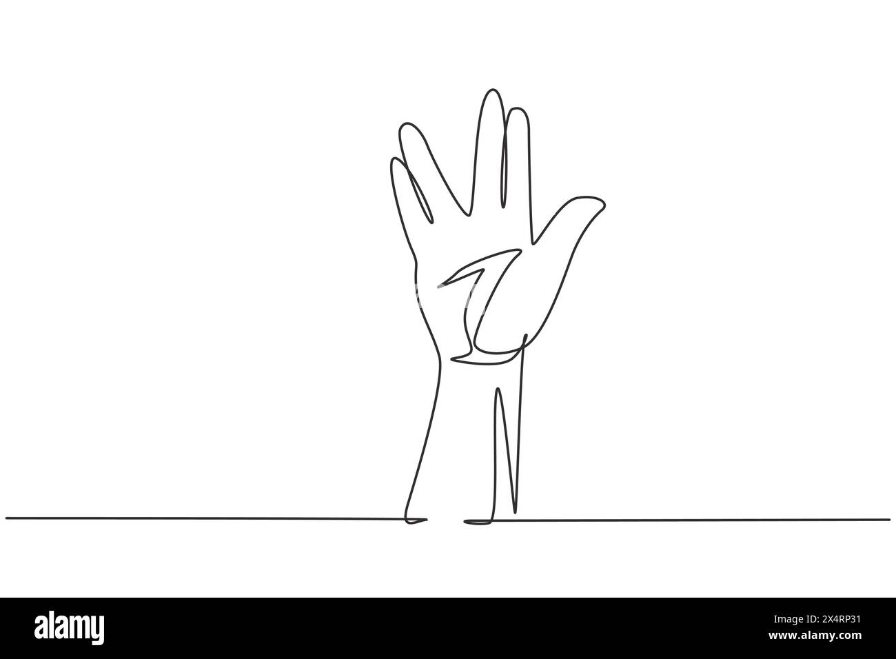 Single continuous line drawing hands icons and symbols. Emoji hand ...