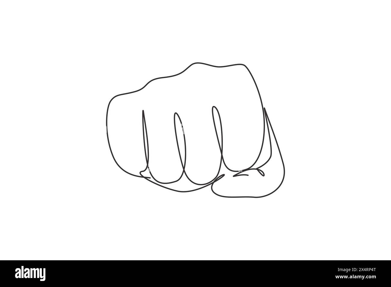 Fist hitting palm hi-res stock photography and images - Alamy