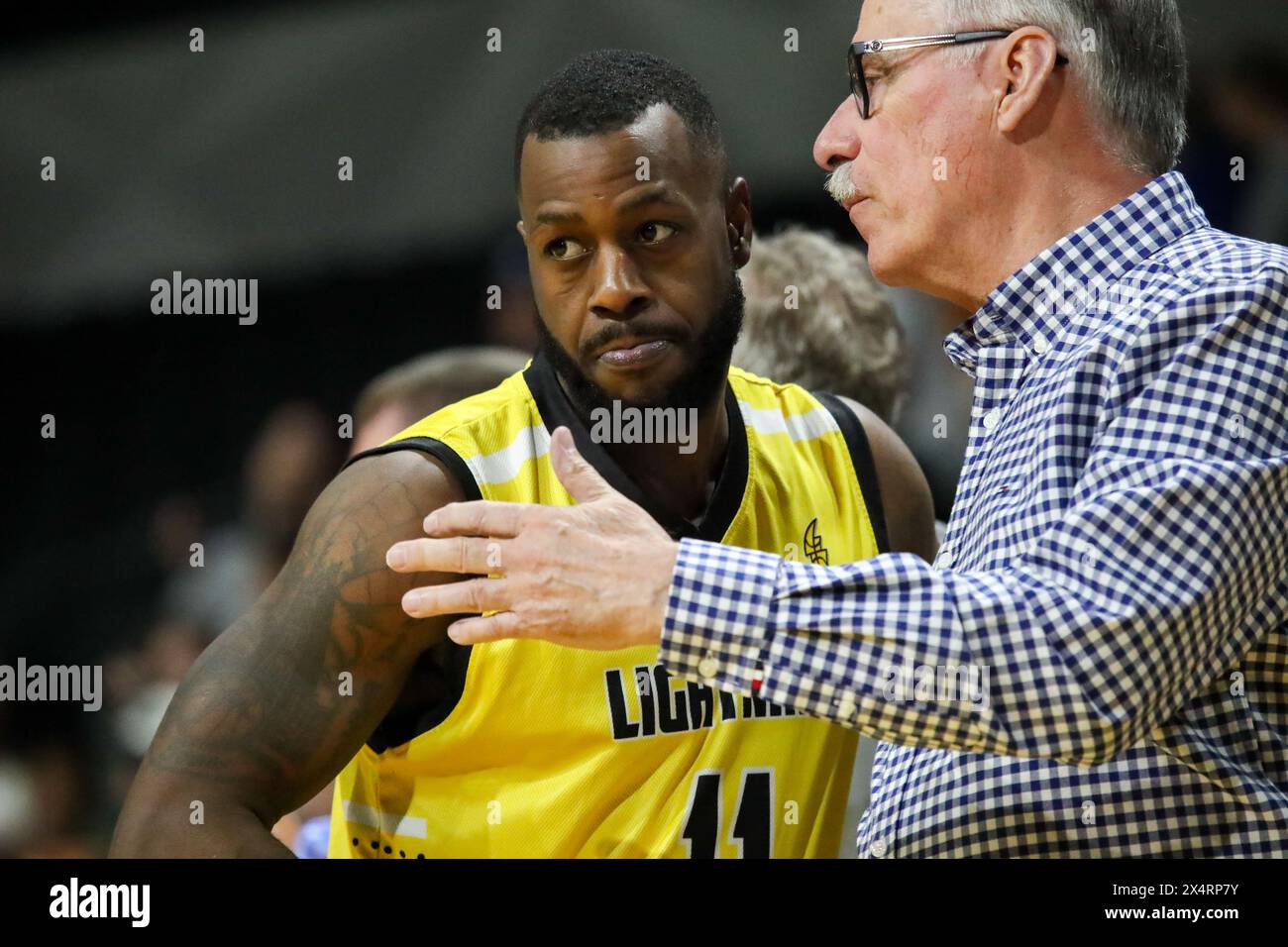 London, Canada. 4th May, 2024 The London Lightning defeat the Sudbury 5 ...