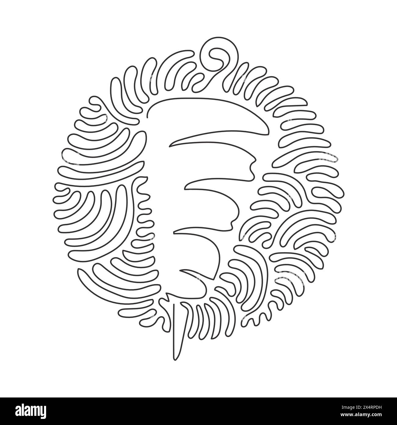 Single continuous line drawing doner kebab on pole. Arabic cuisine fast ...