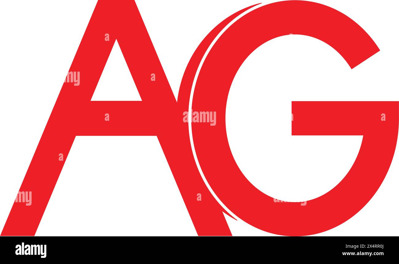 Letter ag logo Cut Out Stock Images & Pictures - Alamy
