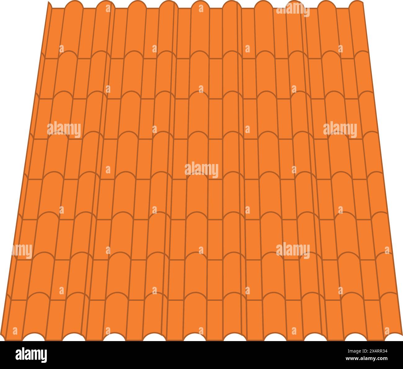 House roof tile structure Stock Vector Images - Alamy