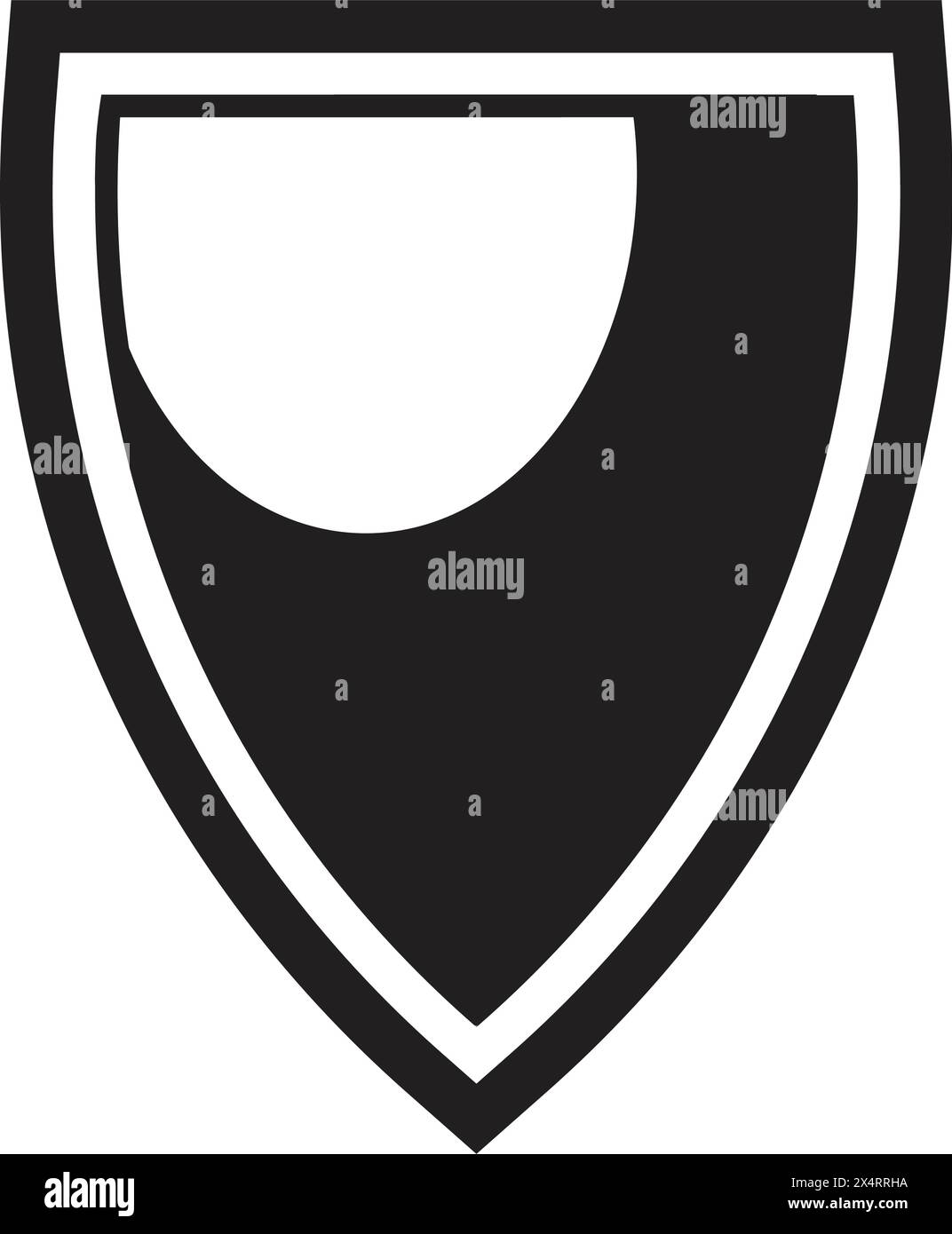 simple shield icon illustration templet design Stock Vector Image & Art ...