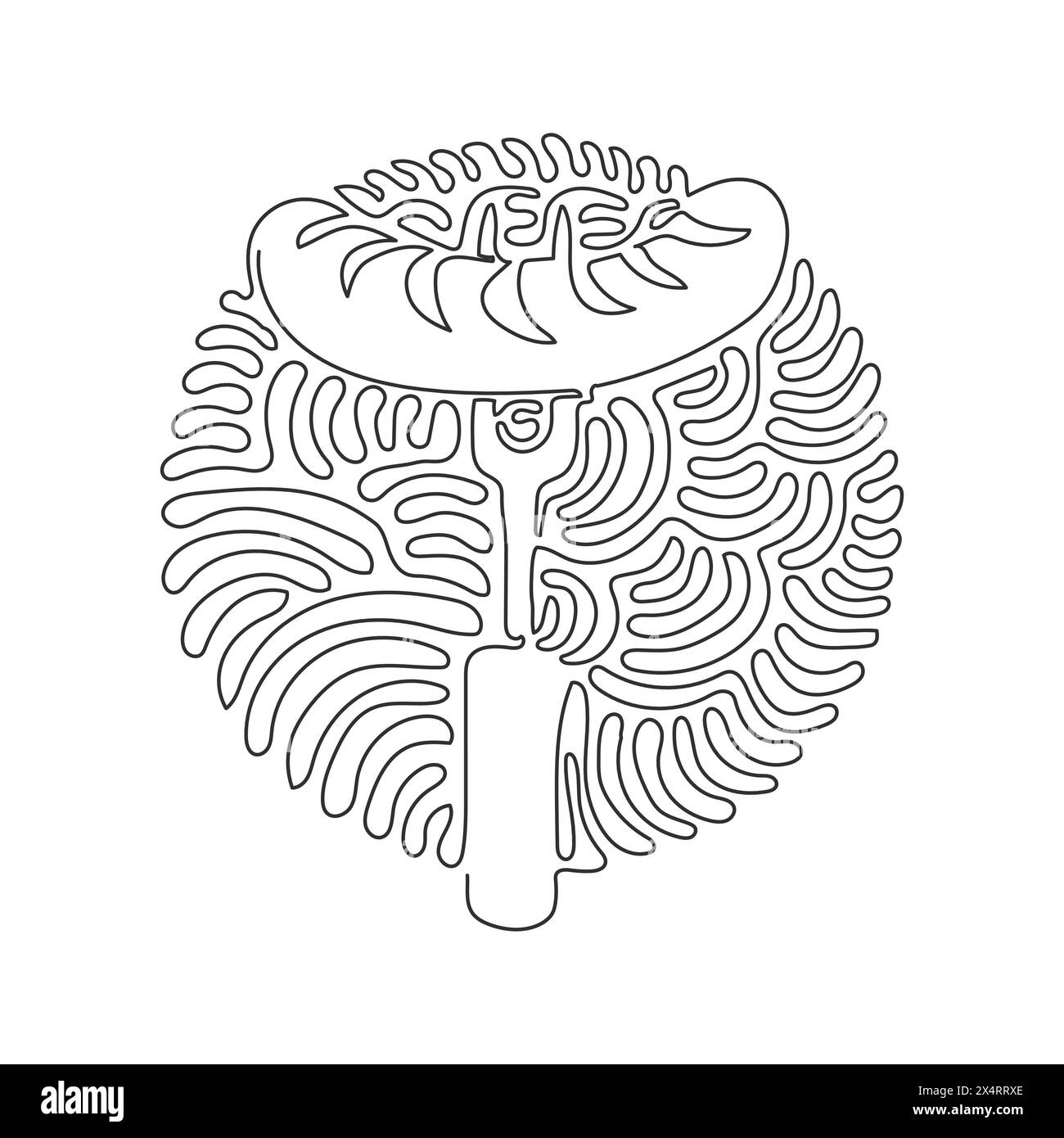 Single one line drawing grilled sausage line and glyph icon, barbecue ...