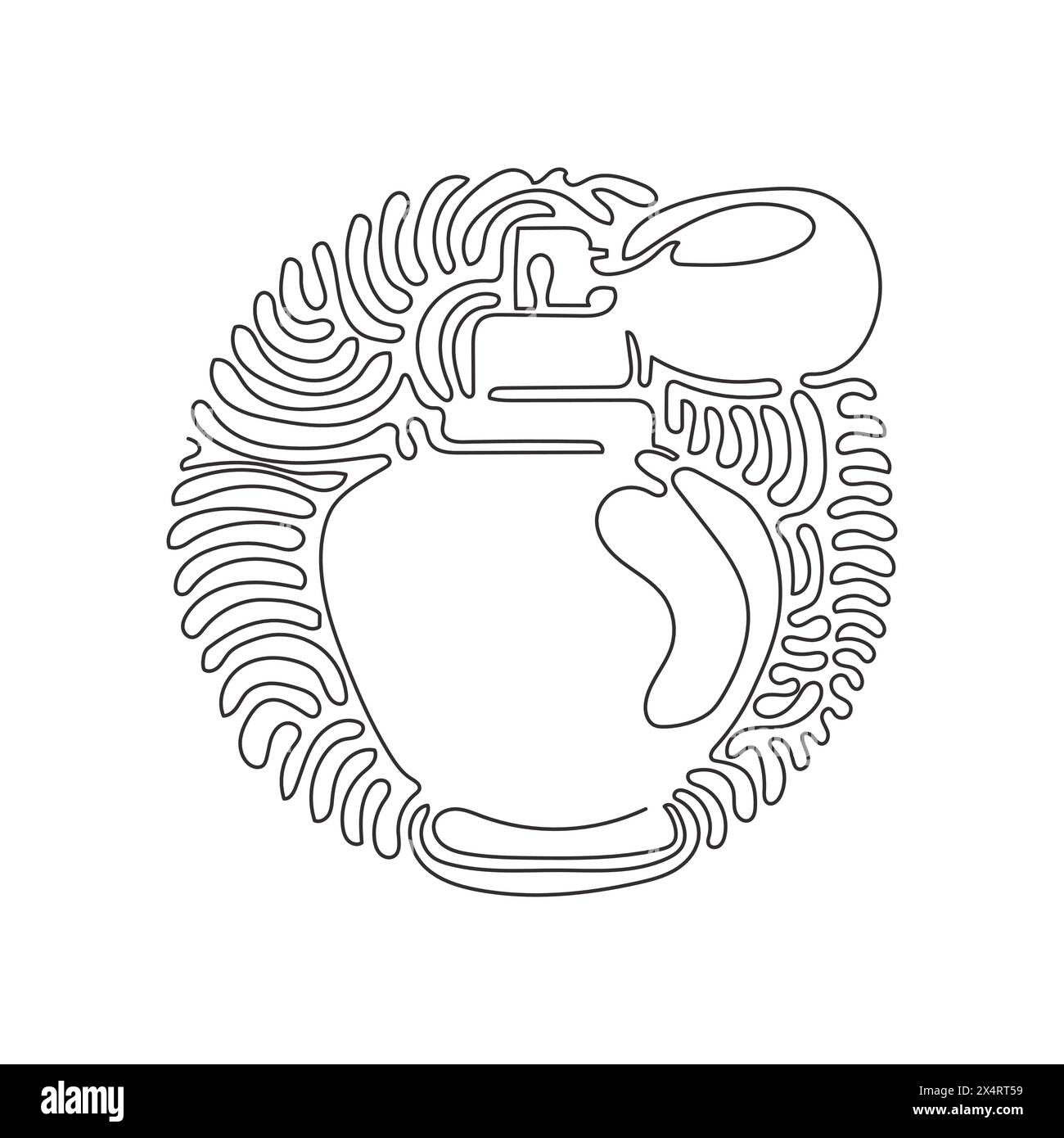 Continuous one line drawing perfume flacons and bottles. Cosmetics ...