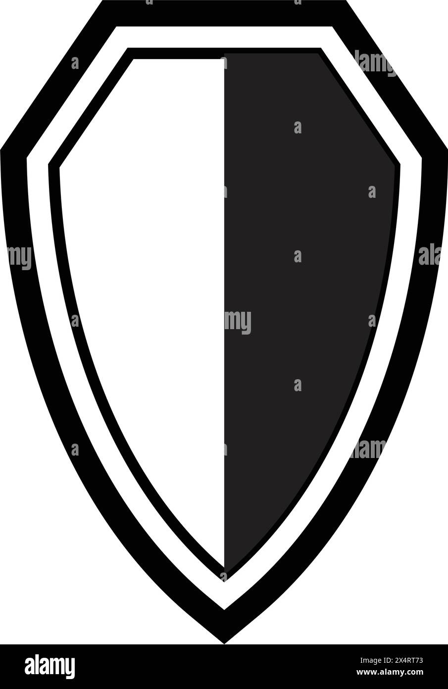 simple shield icon illustration templet design Stock Vector Image & Art ...