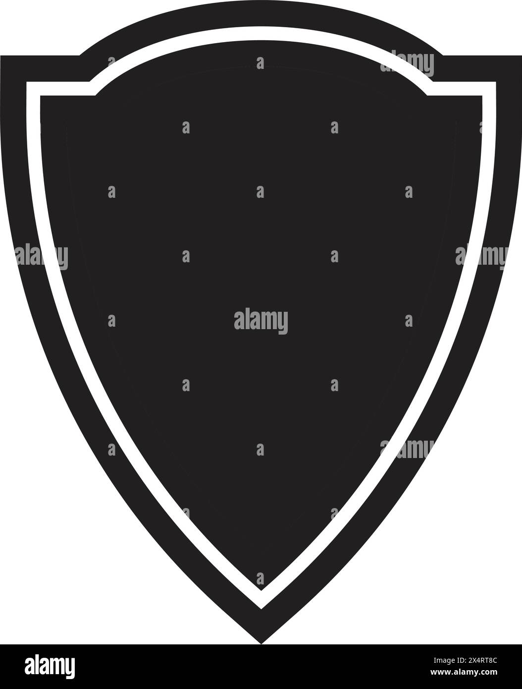 simple shield icon illustration templet design Stock Vector Image & Art ...