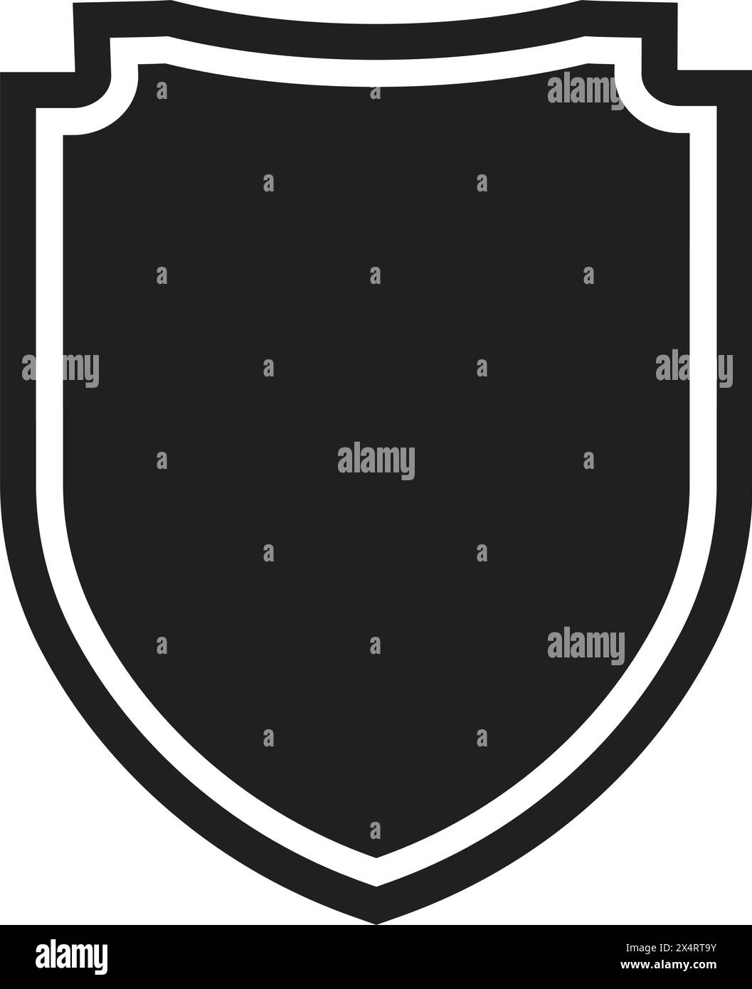 simple shield icon illustration templet design Stock Vector Image & Art - Alamy