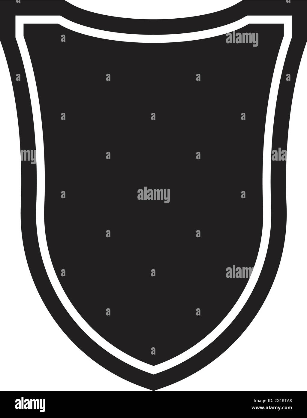 simple shield icon illustration templet design Stock Vector Image & Art ...