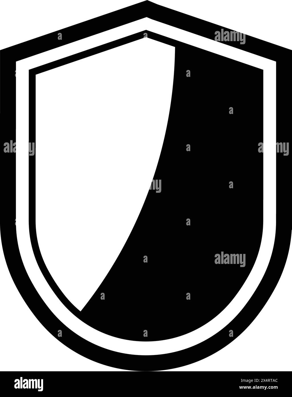 simple shield icon illustration templet design Stock Vector Image & Art ...