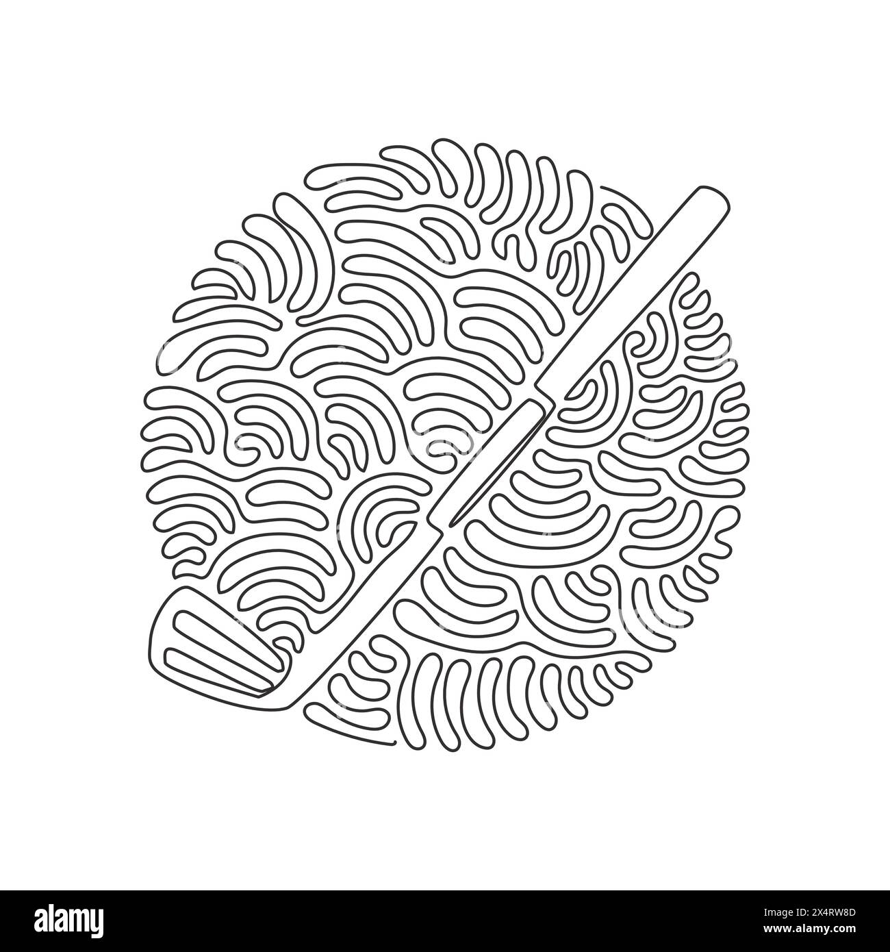 Continuous one line drawing golf stick. Golf club, wood no 1, driver, 1 ...