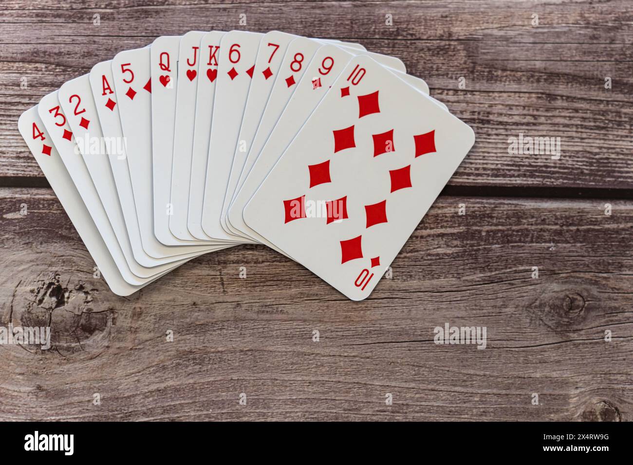 Pack of Playing Cards on white background Stock Photo - Alamy