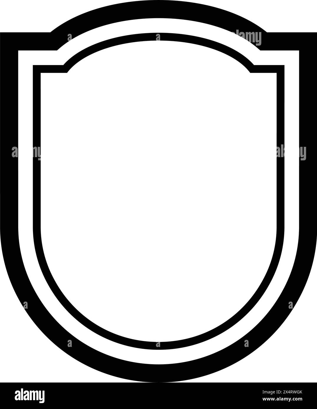 simple shield icon illustration templet design Stock Vector Image & Art ...