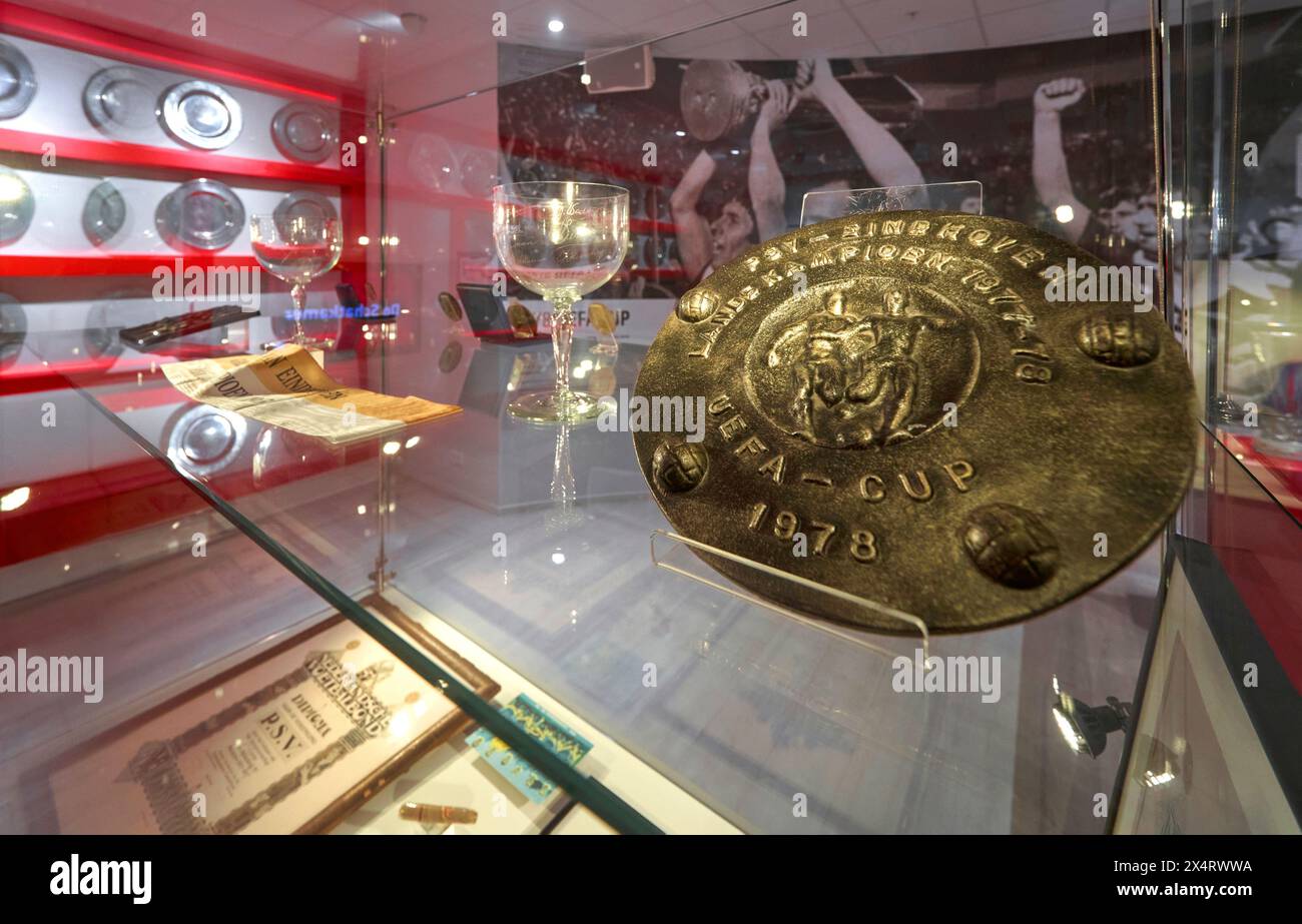 Visiting the club museum at Philips Stadion - the official arena of FC ...