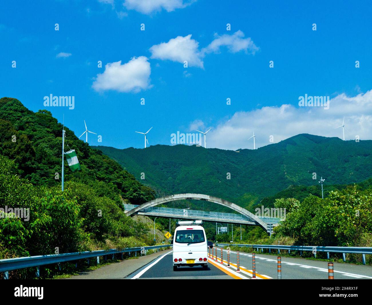 Rural road at Shirahama township in Wakayama Prefecture, Japan Stock ...