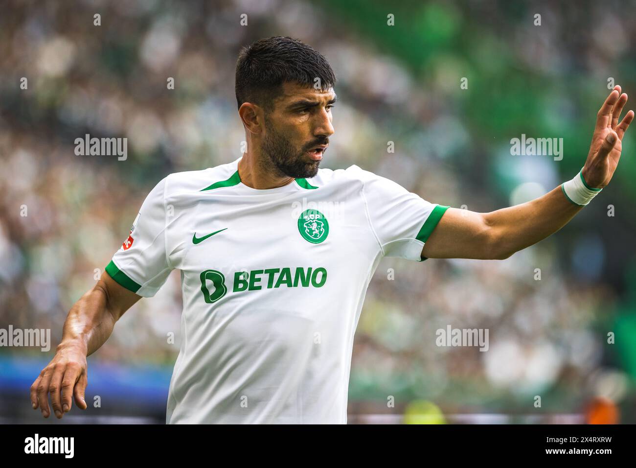Lisbon, Portugal. 04th May, 2024. Ricardo Esgaio of Sporting CP in ...