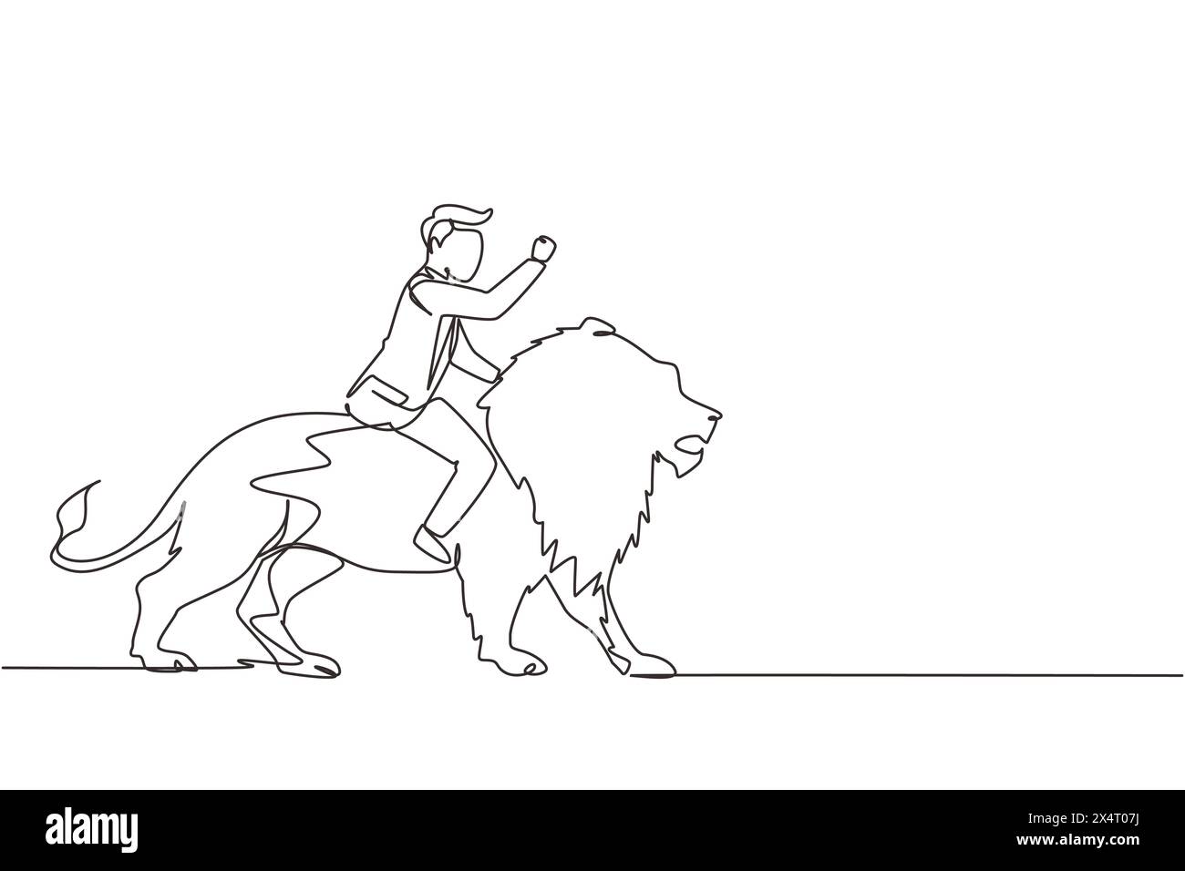 Riding lion hi-res stock photography and images - Alamy