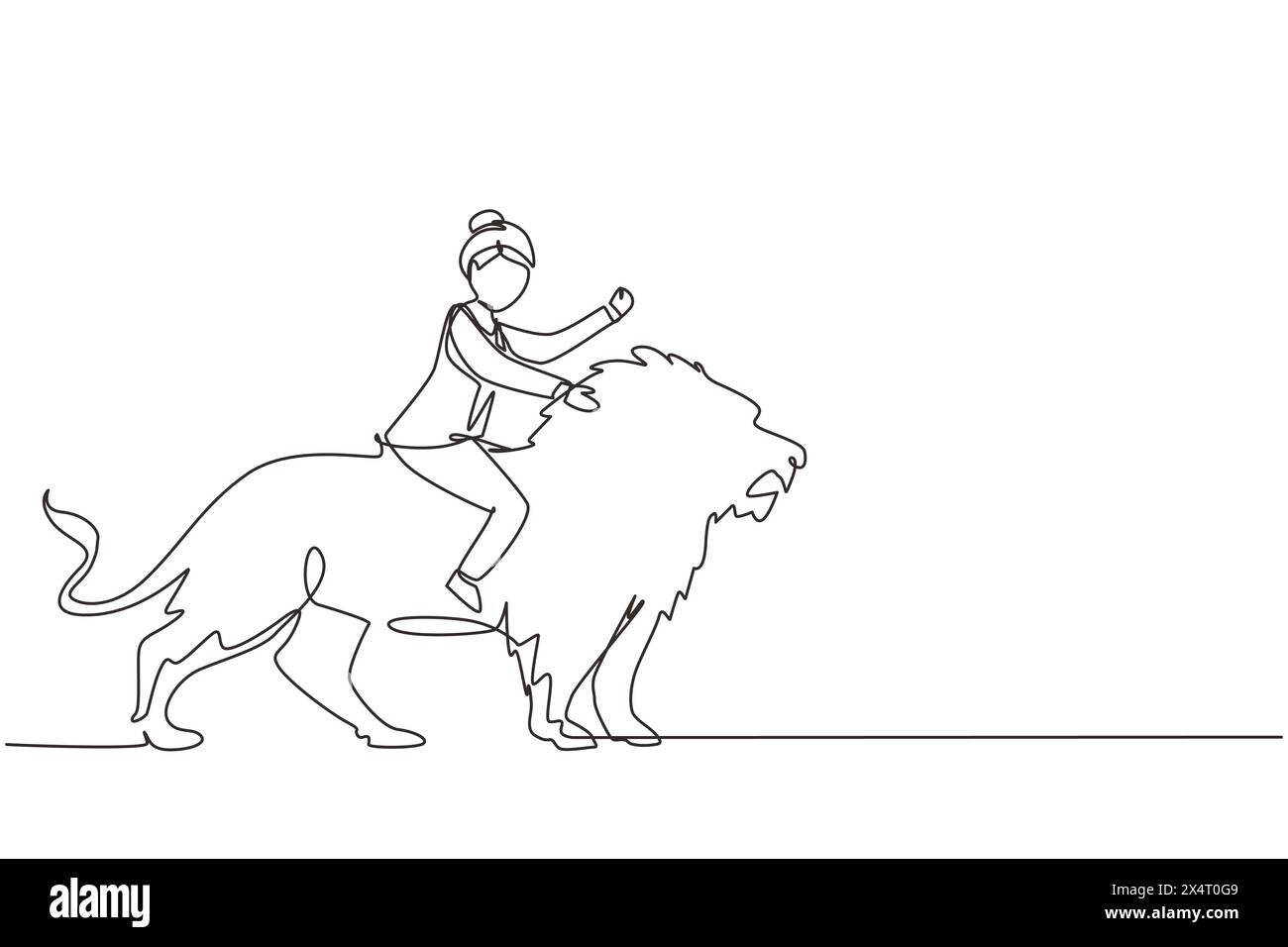 Riding lion hi-res stock photography and images - Alamy