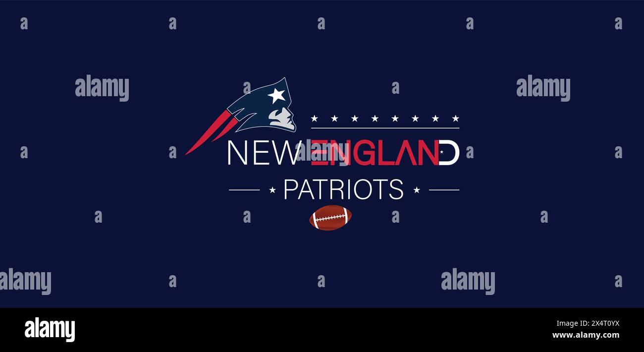 The Stunning Designs of the New England Patriots Stock Vector Image ...