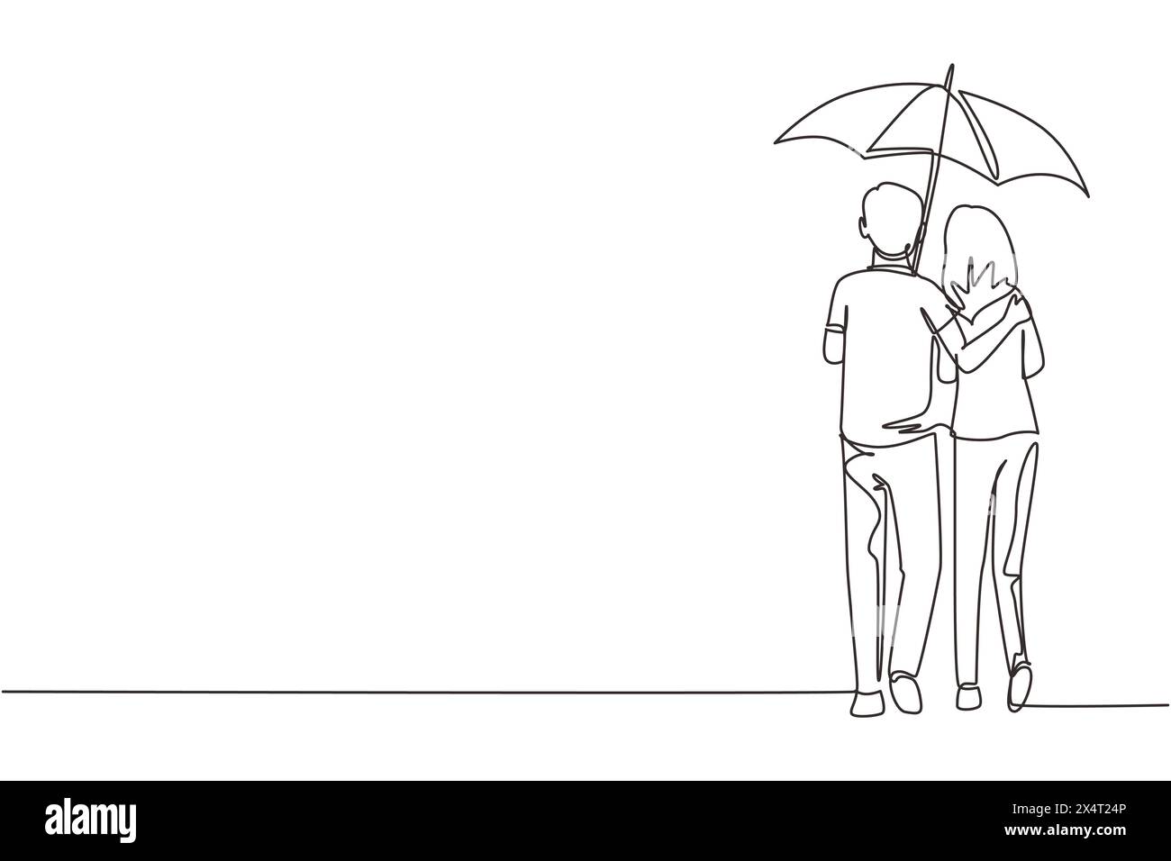 Marriage wedding back view Stock Vector Images - Alamy