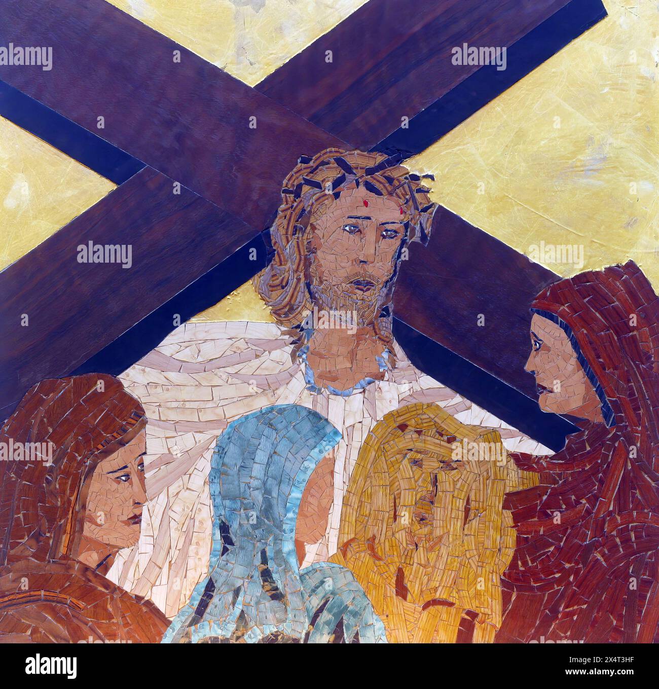 6th Stations of the Cross, Veronica wipes the face of Jesus, parish ...