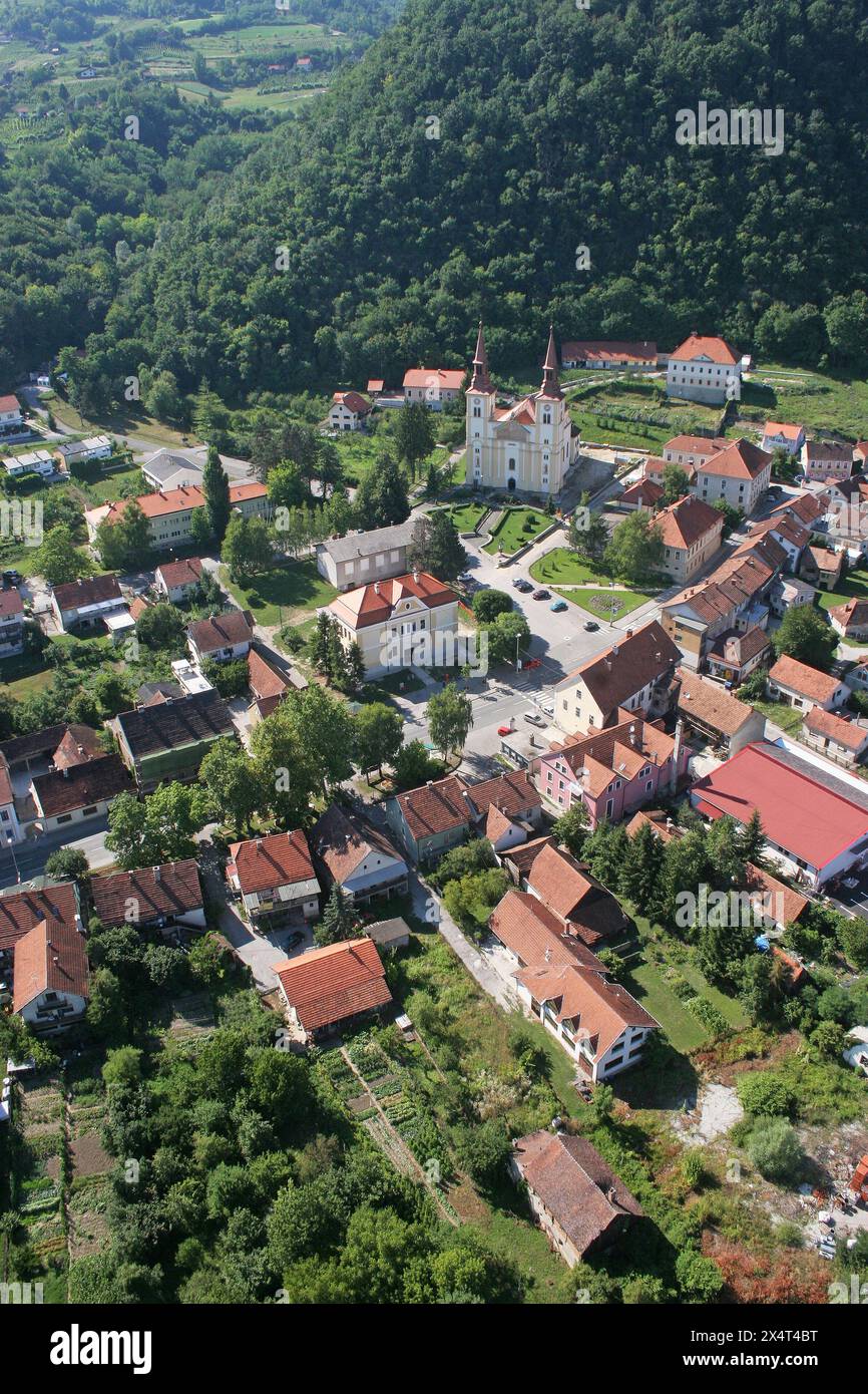 Parish church of the Assumption of the Virgin Mary in Pregrada, Croatia ...