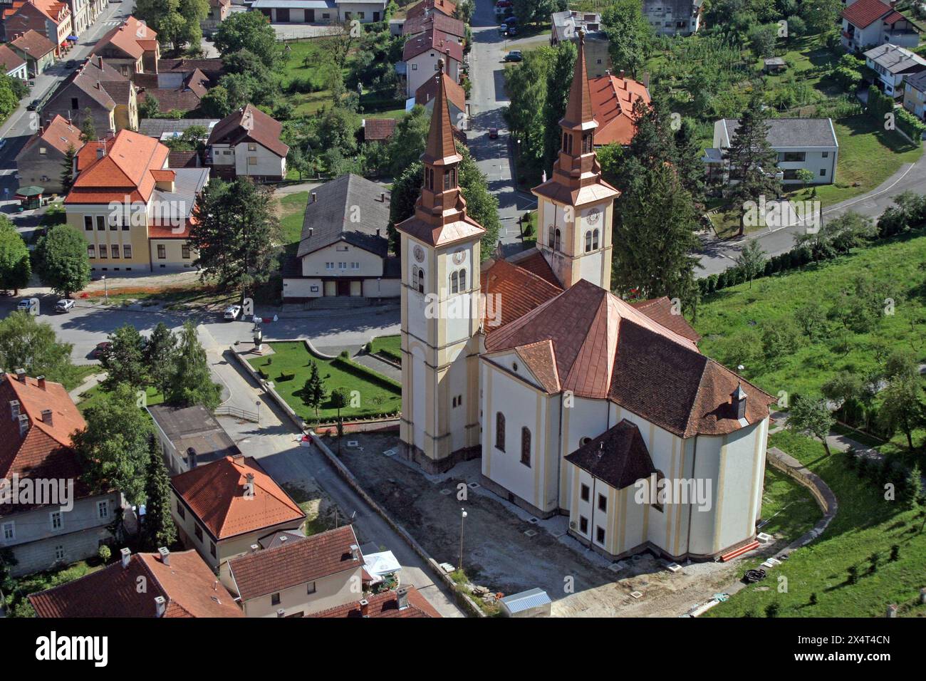 Parish church of the Assumption of the Virgin Mary in Pregrada, Croatia ...