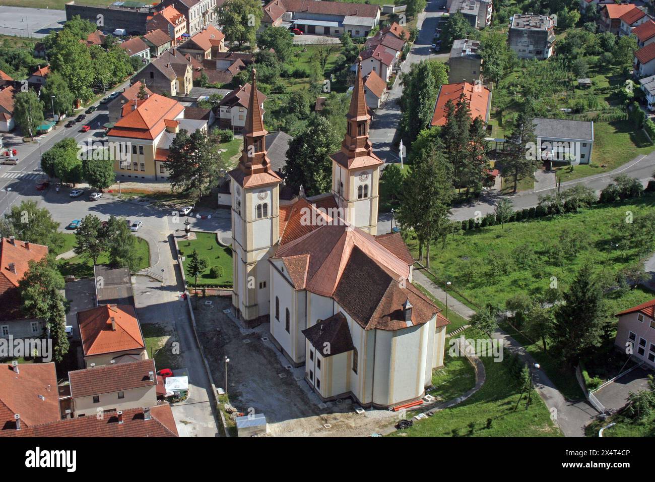 Parish church of the Assumption of the Virgin Mary in Pregrada, Croatia ...