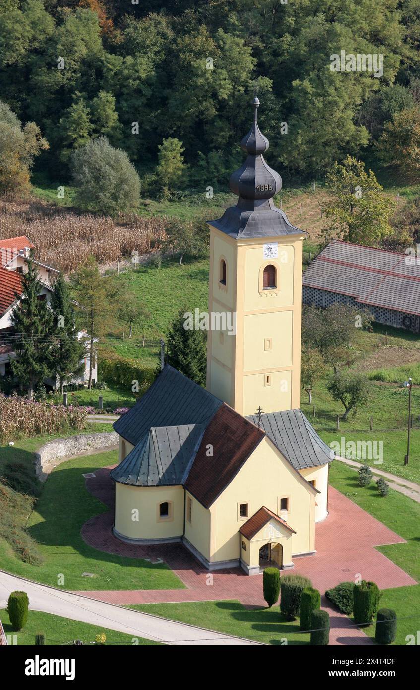 Parish Church of the Immaculate Conception in Mace, Croatia Stock Photo ...