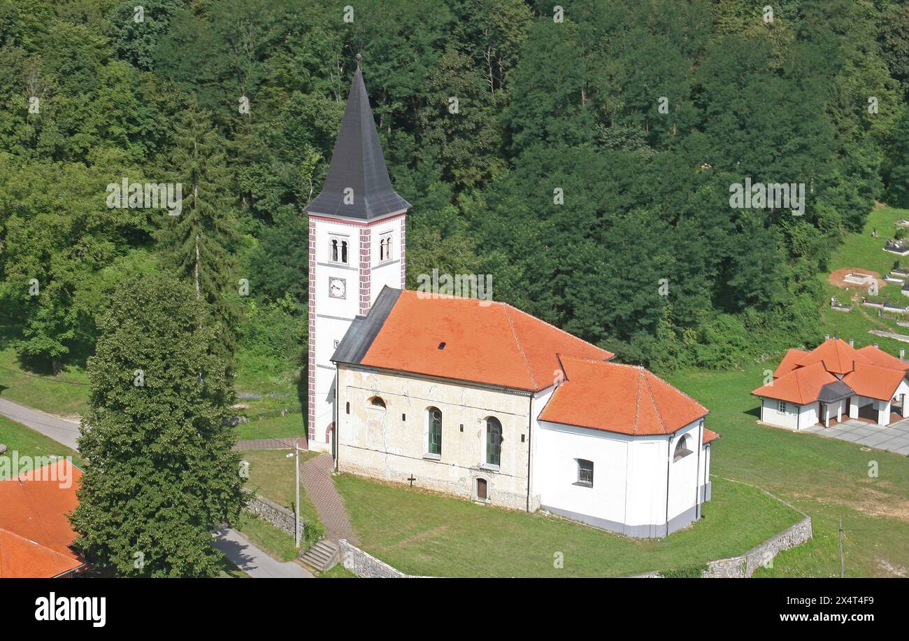 Saint Elijah parish church in Lipnik, Croatia Stock Photo - Alamy