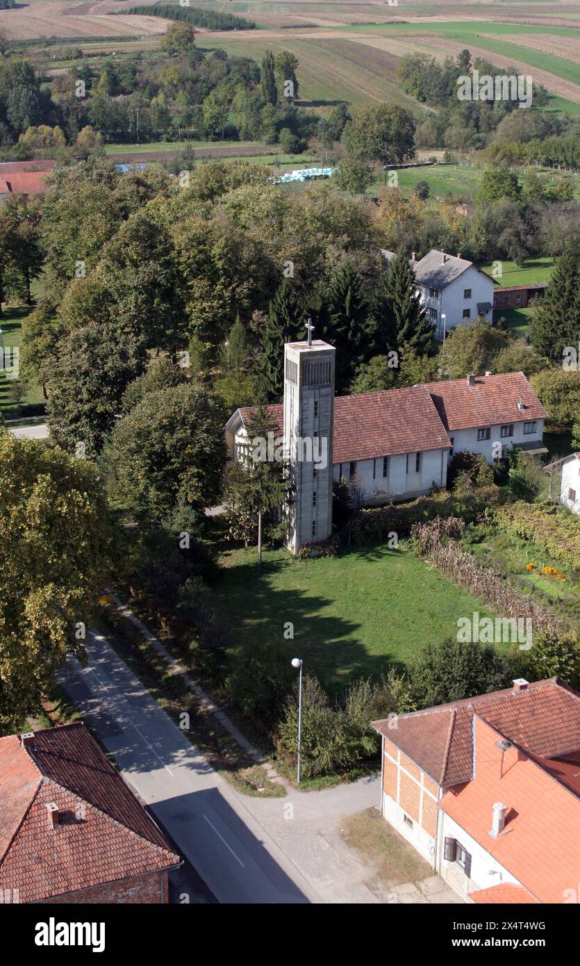 Parish Church of the Sacred Heart of Jesus in Ivanovo Selo, Croatia ...
