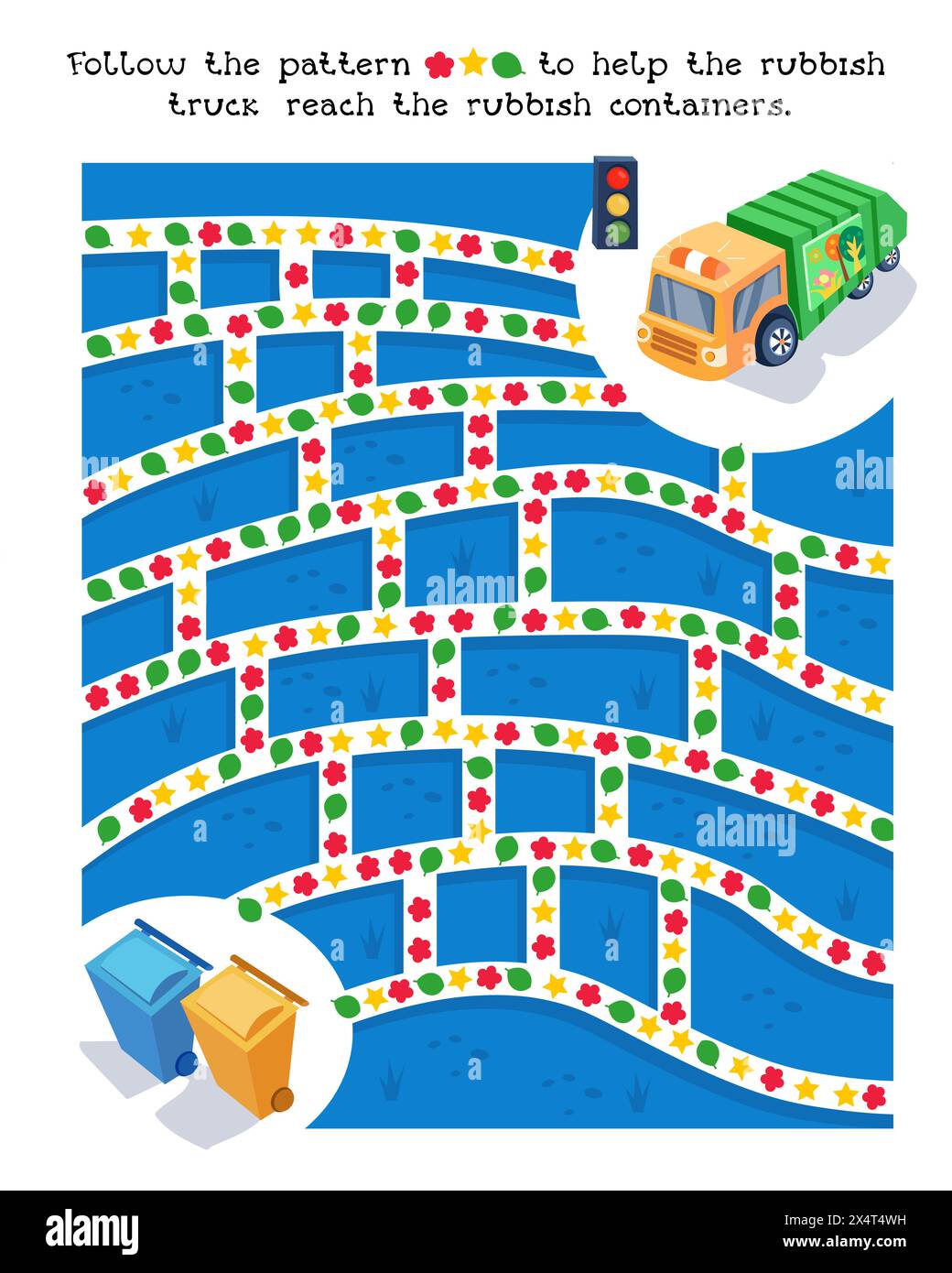 The waste maze Cut Out Stock Images & Pictures - Alamy