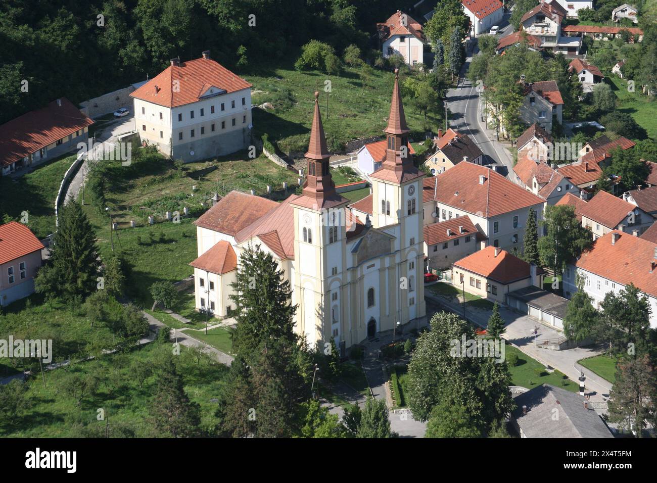 Parish church of the Assumption of the Virgin Mary in Pregrada, Croatia ...