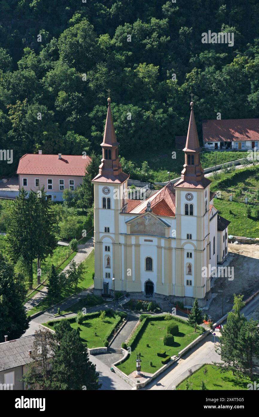 Parish church of the Assumption of the Virgin Mary in Pregrada, Croatia ...