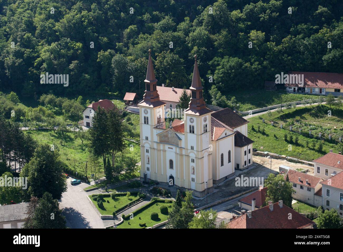 Parish church of the Assumption of the Virgin Mary in Pregrada, Croatia ...