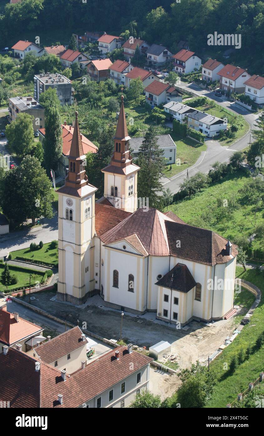 Parish church of the Assumption of the Virgin Mary in Pregrada, Croatia ...