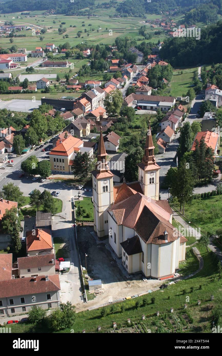 Parish church of the Assumption of the Virgin Mary in Pregrada, Croatia ...