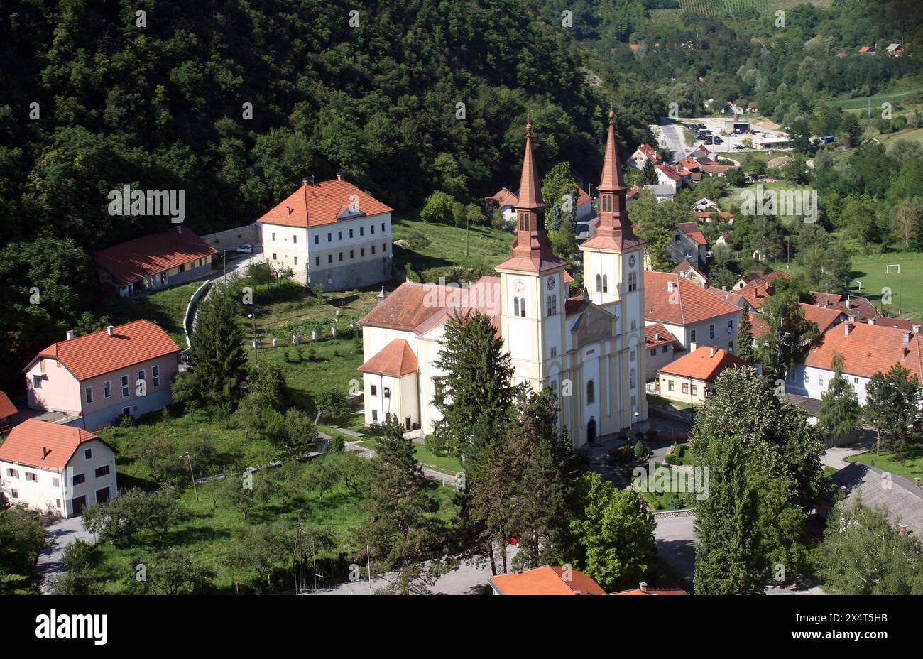 Parish church of the Assumption of the Virgin Mary in Pregrada, Croatia ...