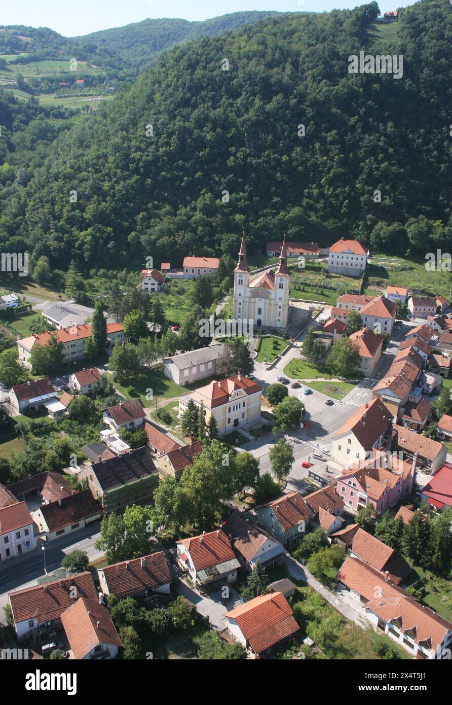 Parish church of the Assumption of the Virgin Mary in Pregrada, Croatia ...