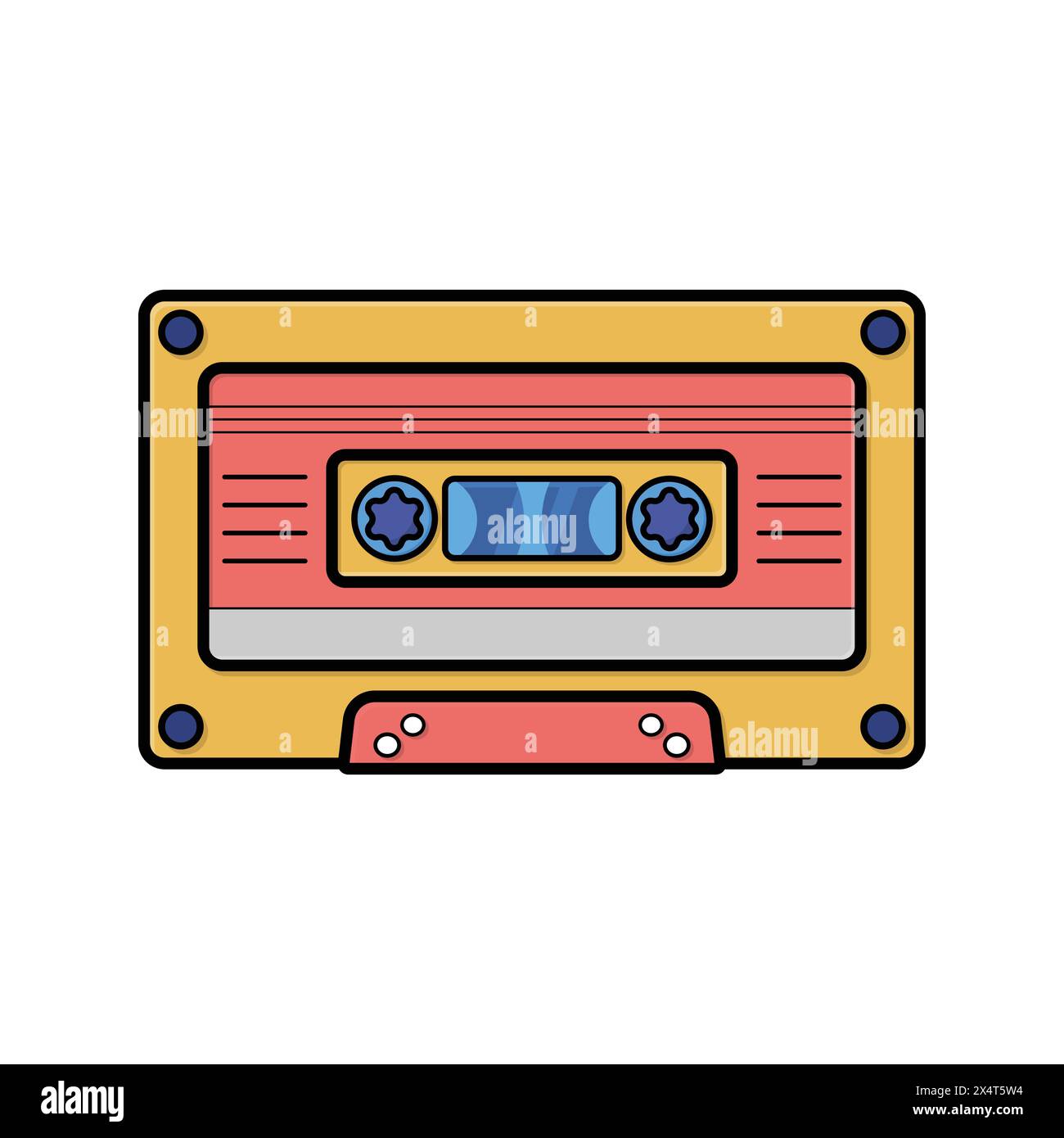 Cartoon cassette tape hi-res stock photography and images - Alamy