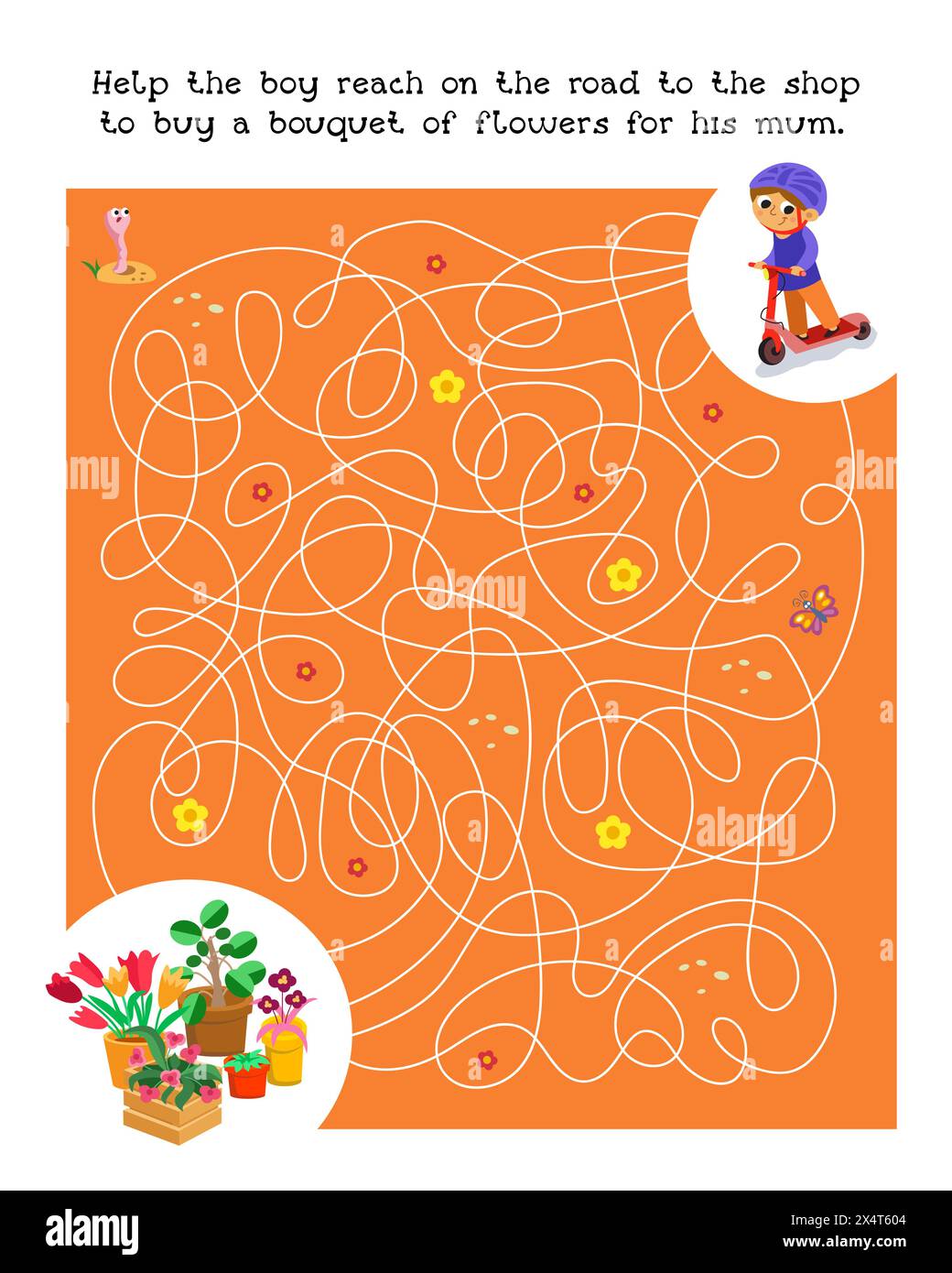 Children way school on Cut Out Stock Images & Pictures - Alamy