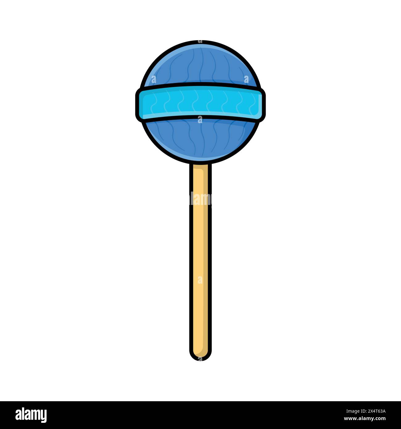 Candy lollipop isolated icon. Retro style vector design for food ...